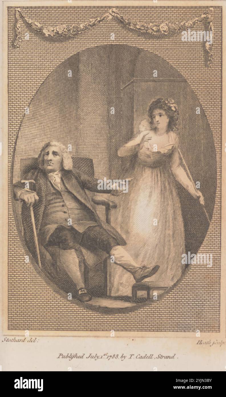 Illustration for Canto II, 1788, W. Hayley's 'The Triumphs of Temper ...