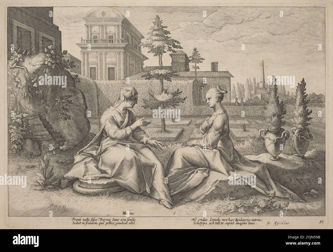 Juno in the form of beroe warning semele hi-res stock photography and images - Alamy