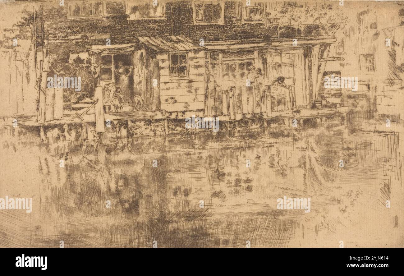 James McNeill Whistler, American, 1834 - 1903, Long House - Dyer's ...