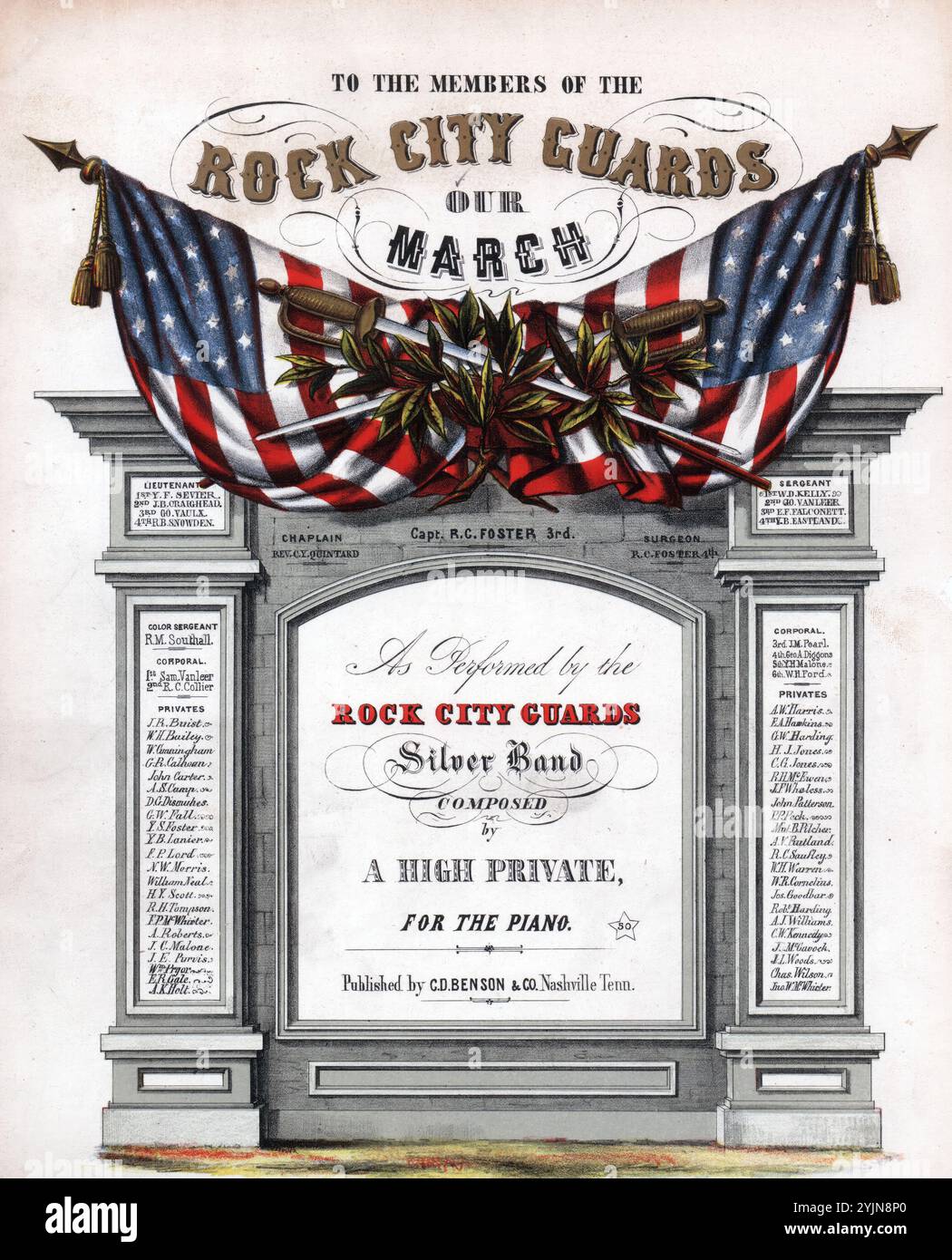 Our march, A High Private (composer), C. D. Benson & Co., Nashville ...