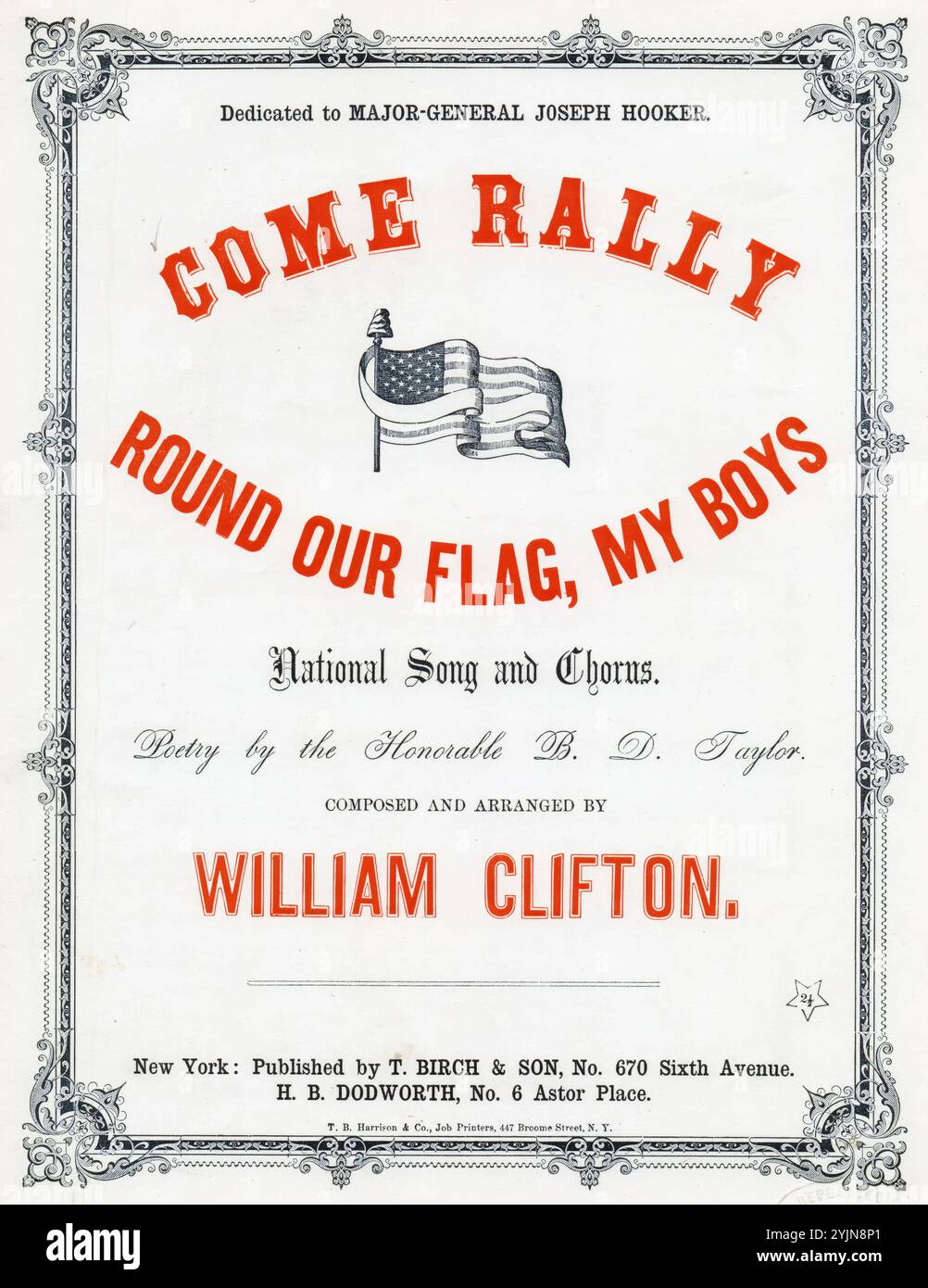 Come rally round our flag my boys, Clifton, William (composer), Clifton ...