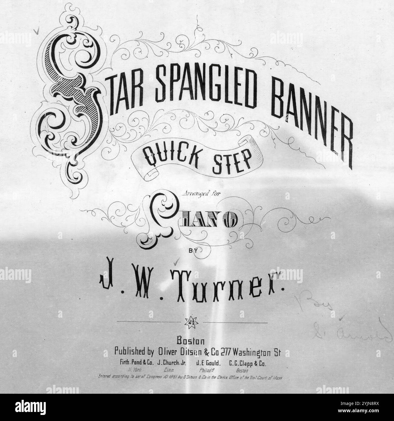 Star spangled banner quick step, Turner, J. W. (composer), Oliver ...