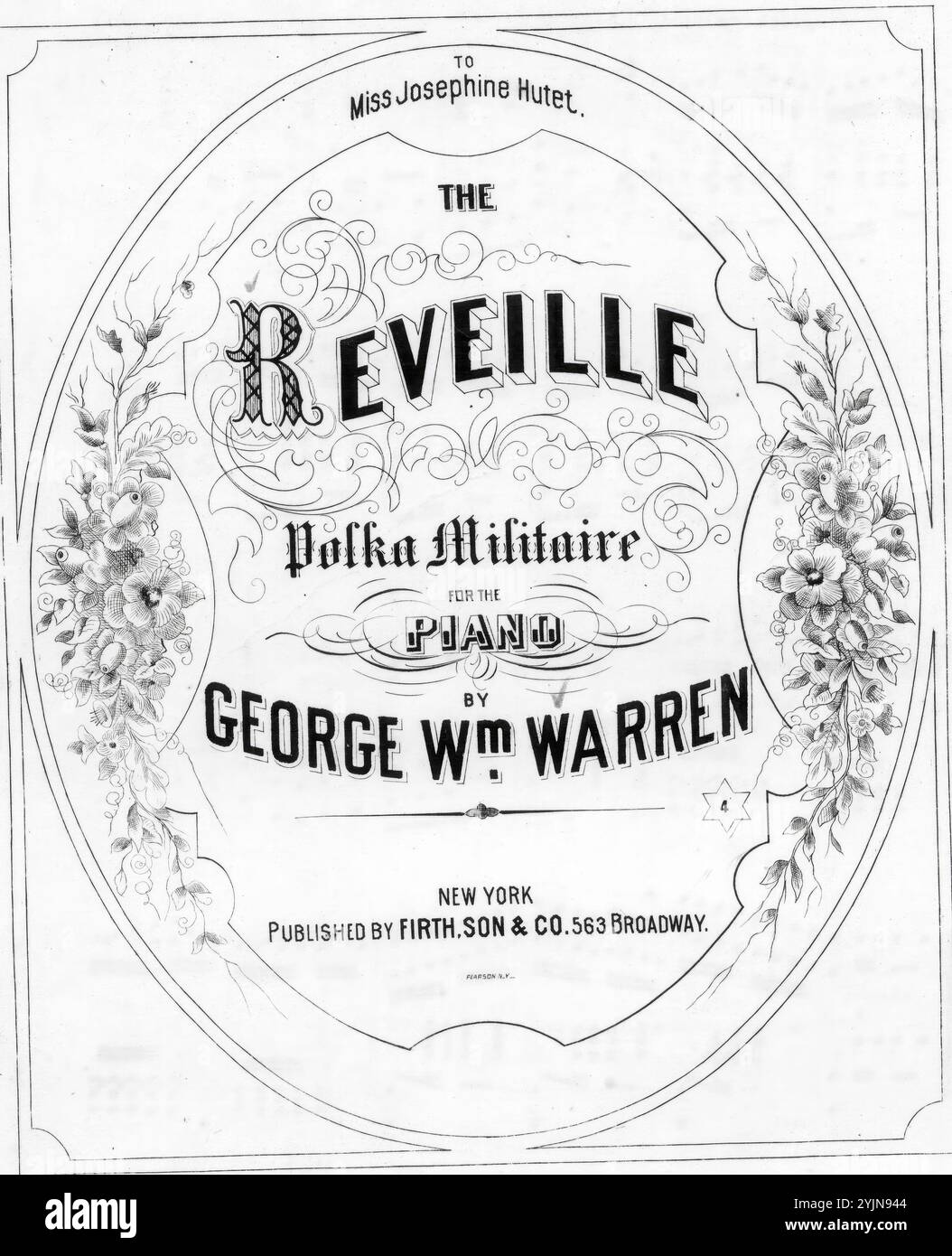 The Reveille, polka militaire, Warren, George Wm. (composer), Firth ...