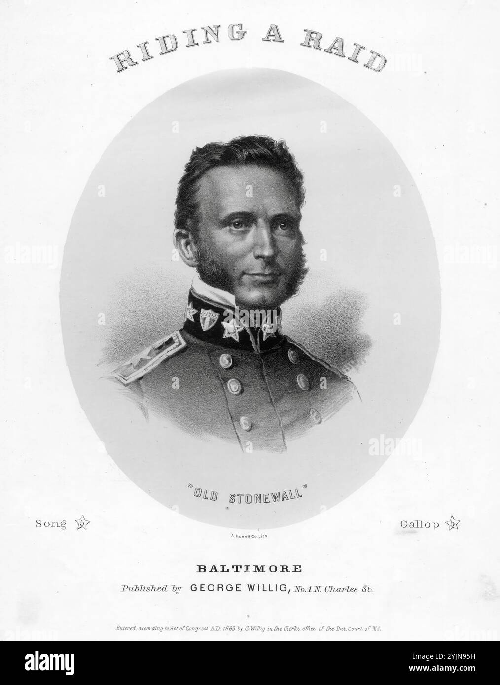 Riding a raid, a descriptive gallop (sic), Carlos, Don (composer ...