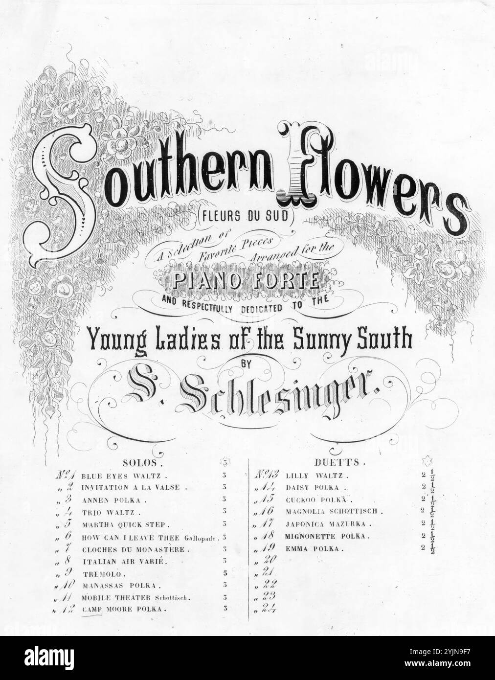 Camp Moore polka, Schlesinger, S. (composer), Joseph Bloch, Mobile ...