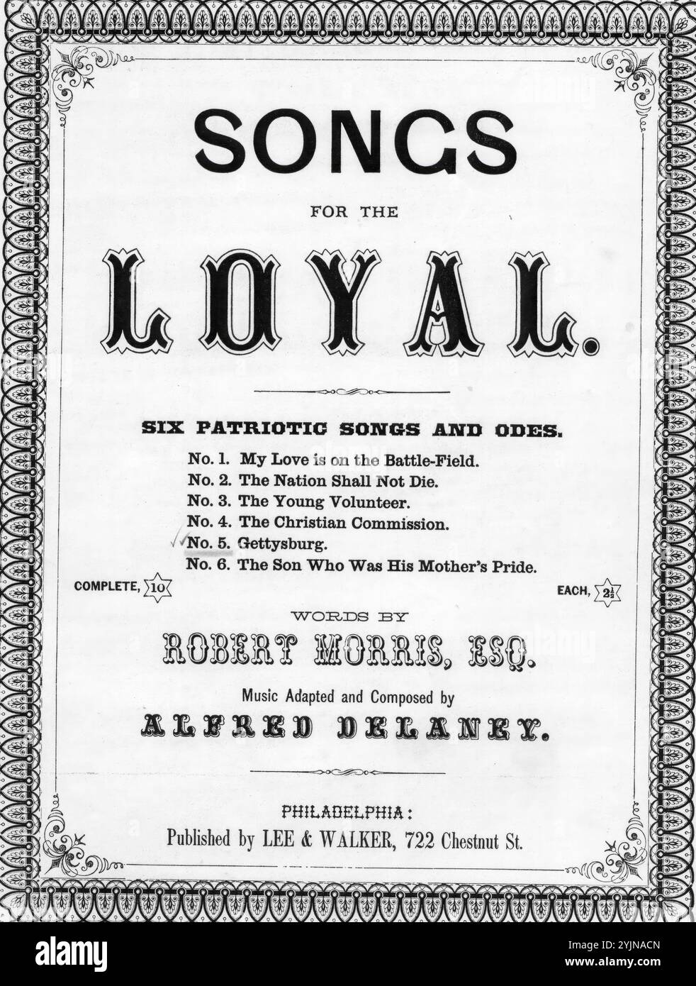 Gettysburg, Delaney, Alfred (composer), Morris, Robert (lyricist), Lee ...
