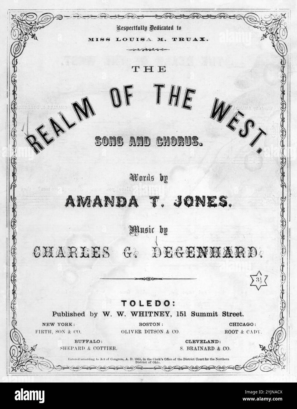 The Realm of the west, Degenhard, Charles G. (composer), Jones, Amanda ...