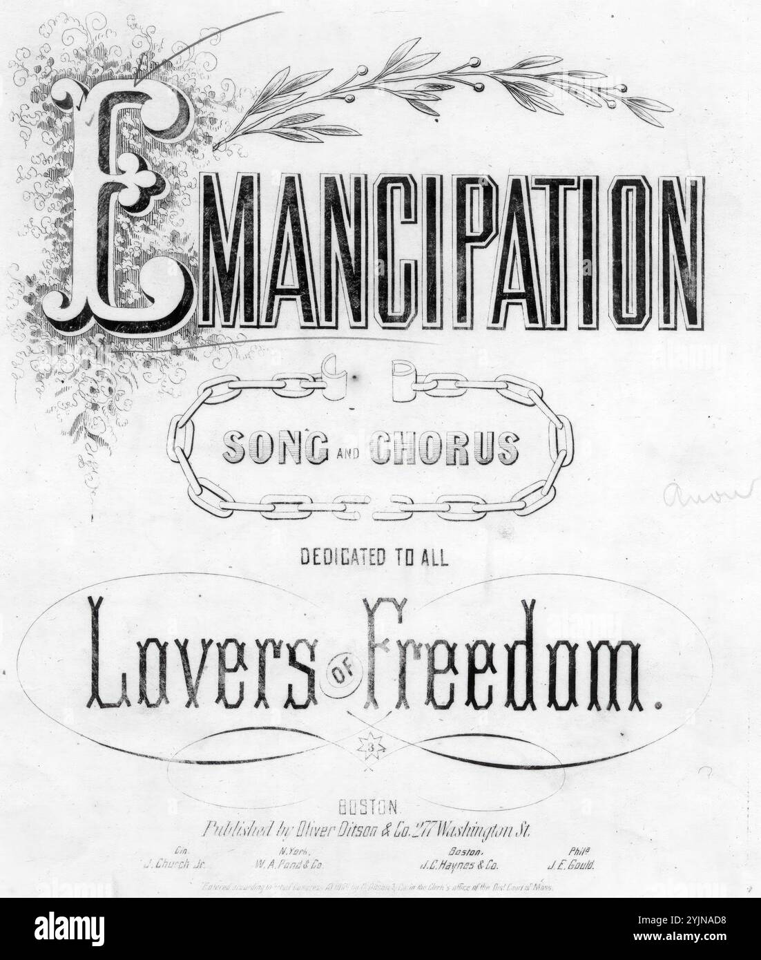 1865 emancipation day hi-res stock photography and images - Alamy