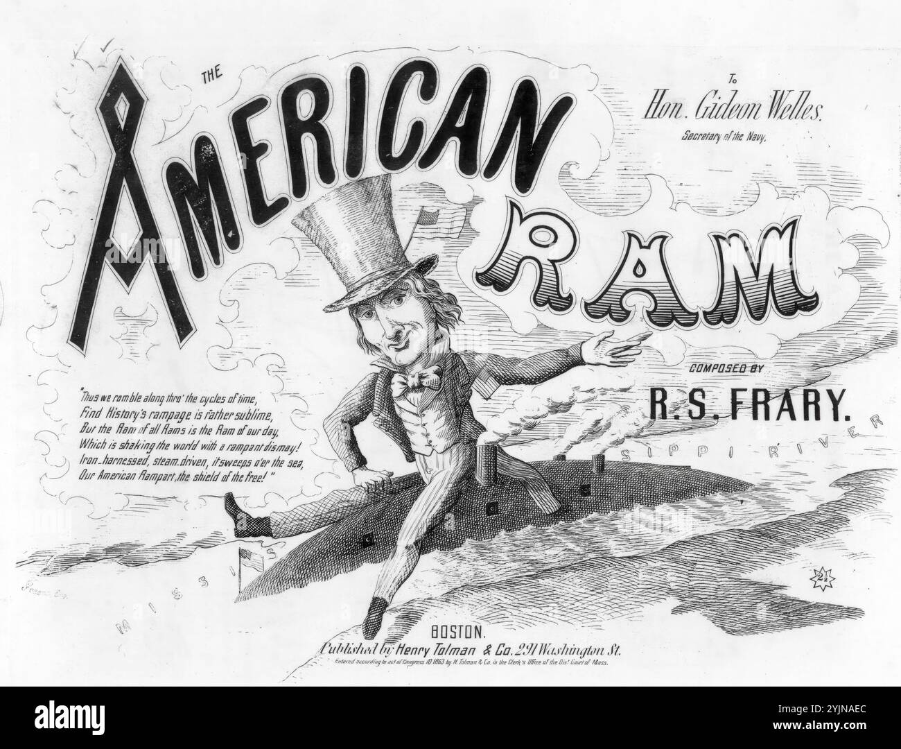 The American ram, Frary, R. S. (composer), Henry Tolman & Co., Boston ...