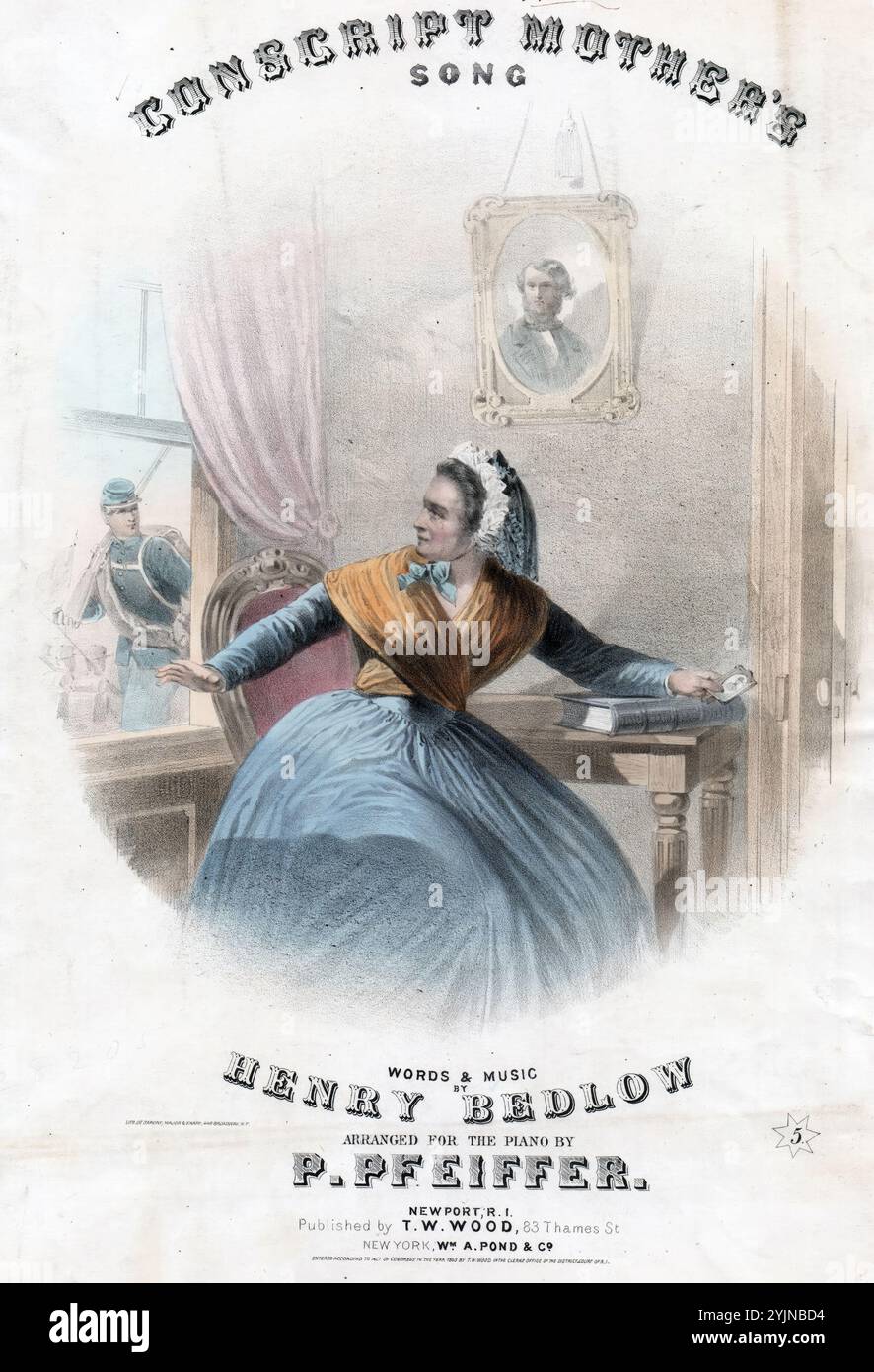 The Conscript's mother, Bedlow, Henry (composer), Pfeiffer, P ...