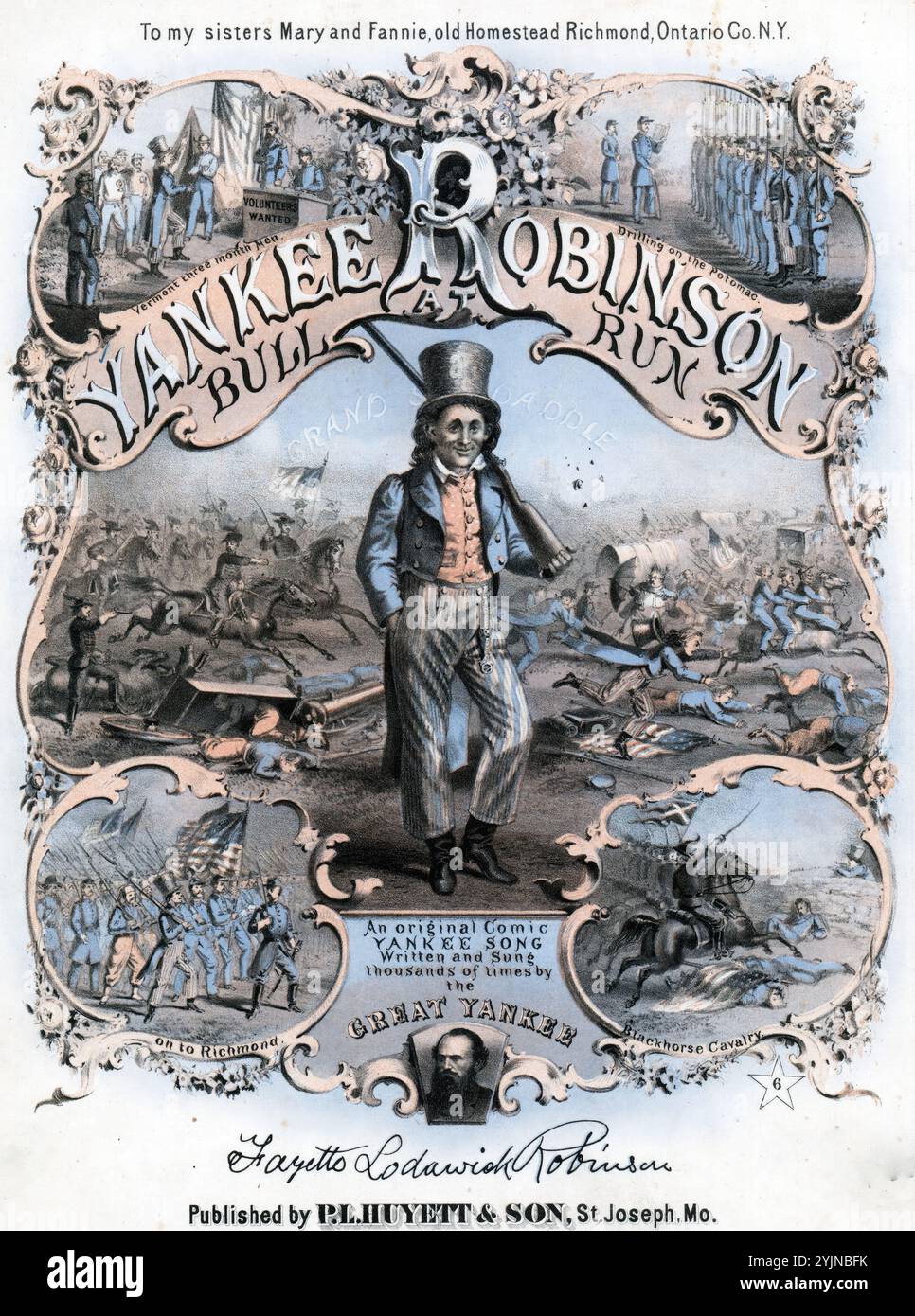 Yankee Robinson at Bull Run, Briggs, Geo. H. (arranger), Robinson ...