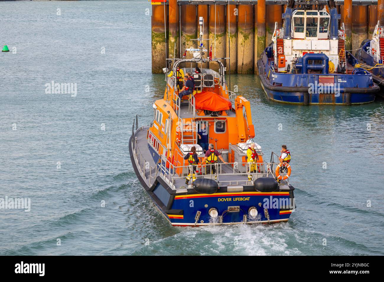 City of London ii the RNLI Dover Lifeboat in the Port of Dover in Kent ...