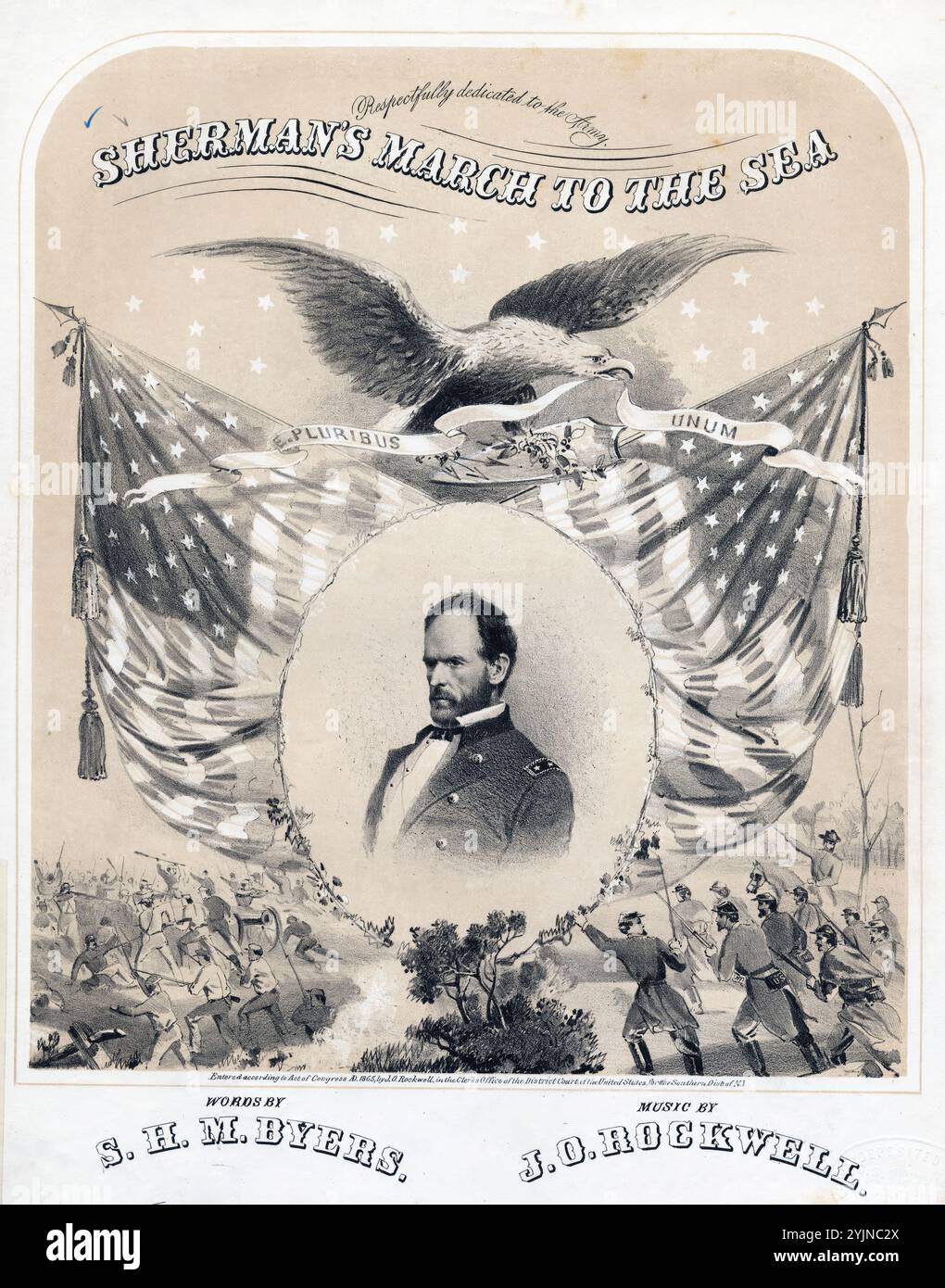 Sherman's march to the sea, Rockwell, J. O. (composer), Byers, S. H. M ...