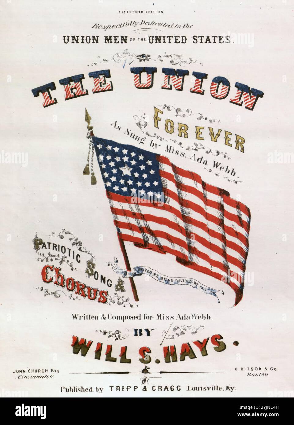 The Union forever, for me!, Hays, Will S. (composer), Hays, Will S ...