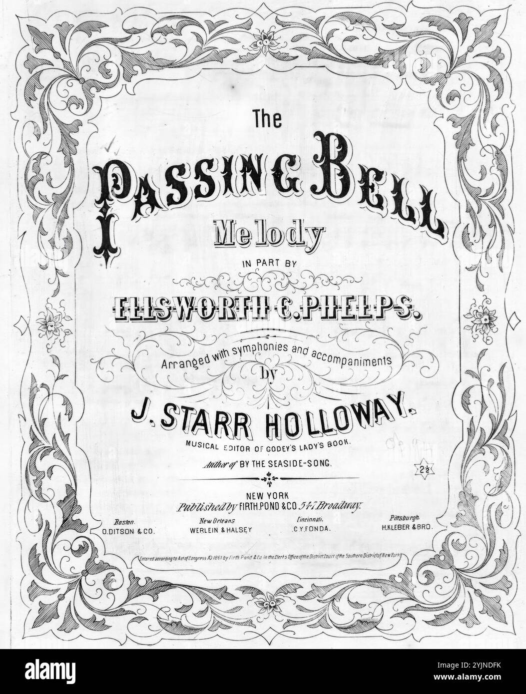 Ellsworth sheet music hi-res stock photography and images - Alamy
