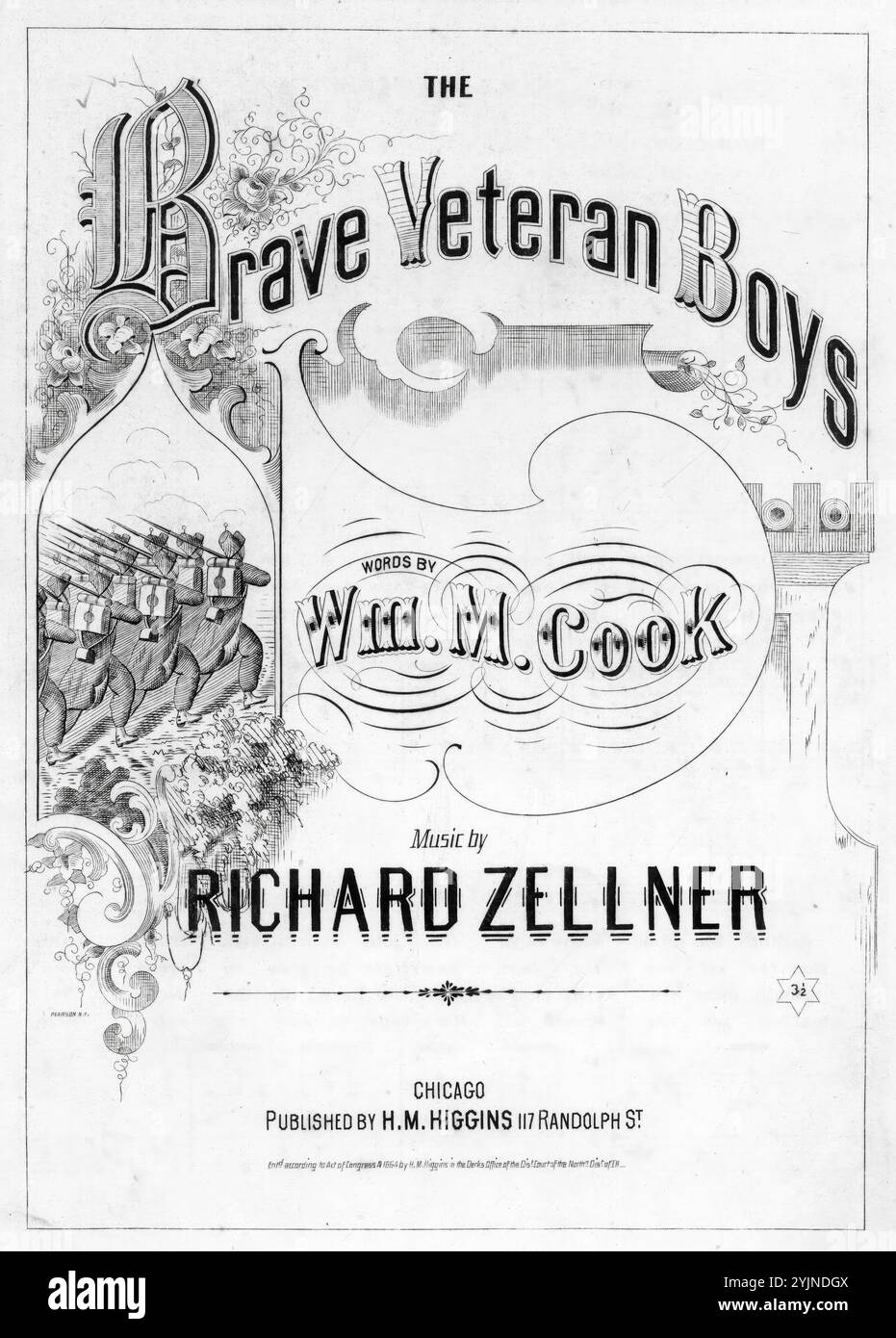 The Brave veteran boys, Zellner, Richard (composer), Cook, Wm. M ...