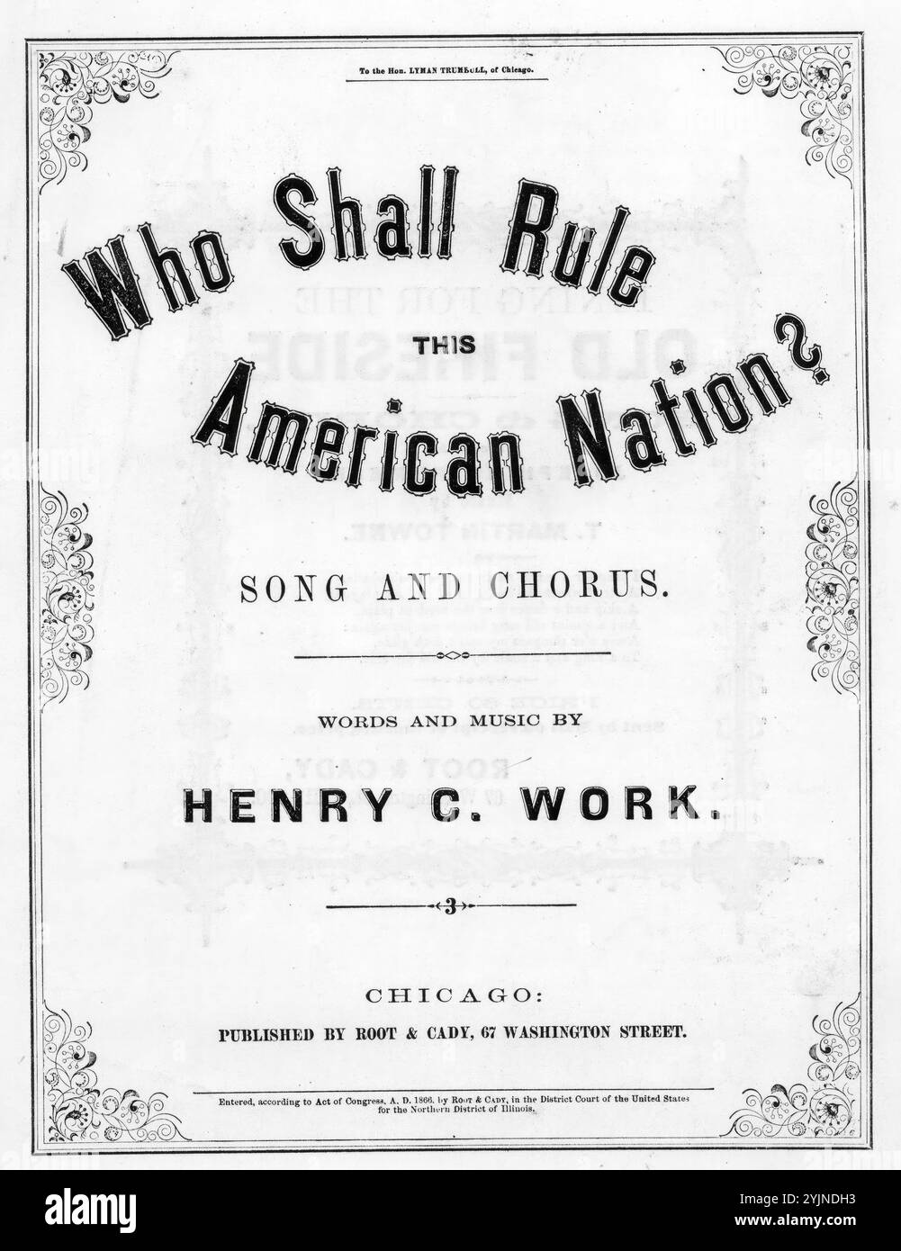 Who shall rule this American nation?, Work, Henry C. (Henry Clay), 1832 ...