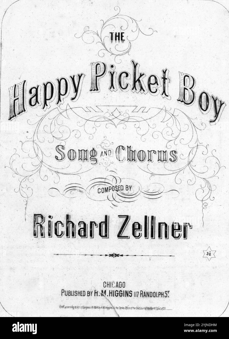 Happy picket boy hi-res stock photography and images - Alamy