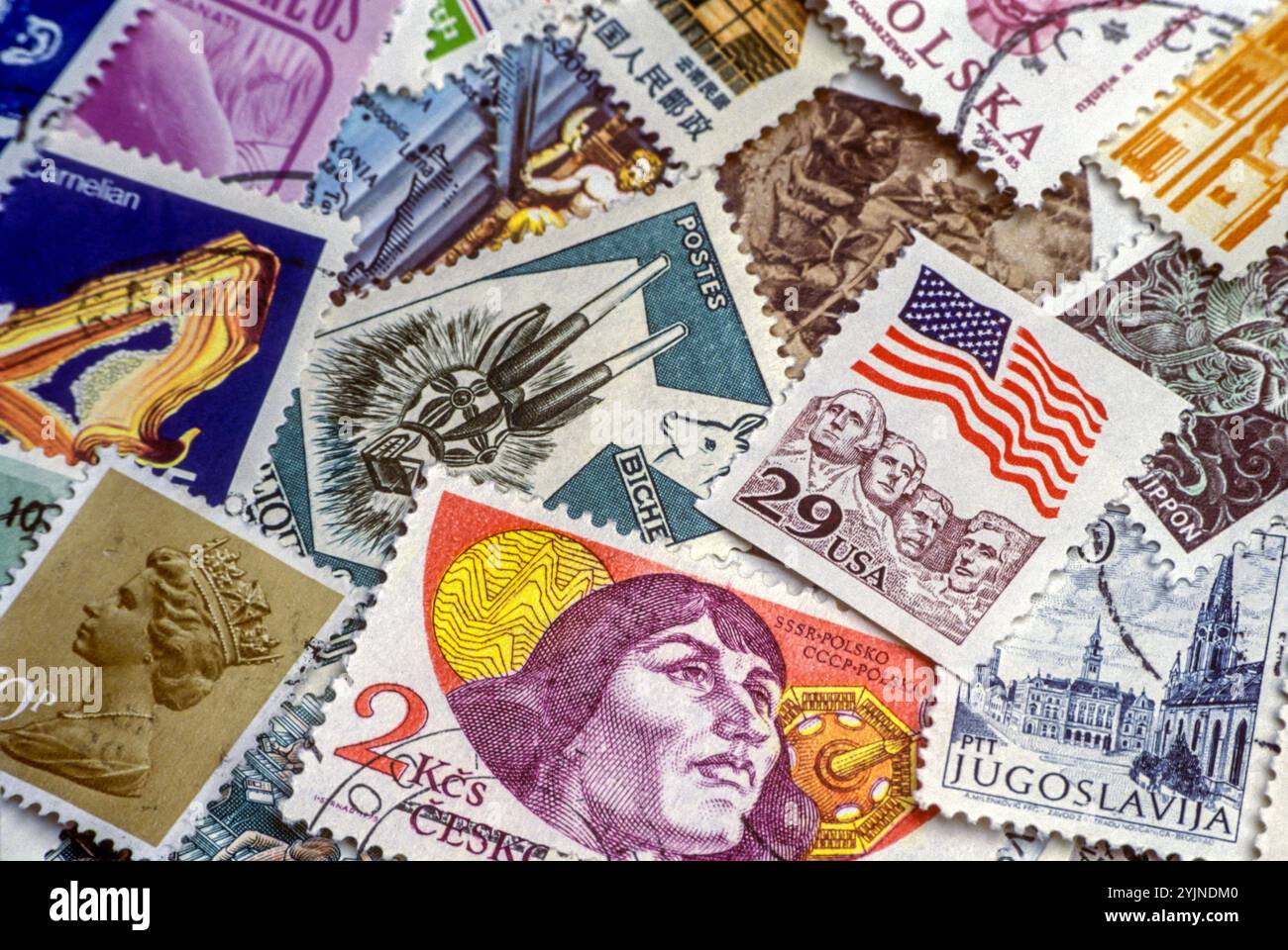 International postage stamps hi-res stock photography and images - Alamy