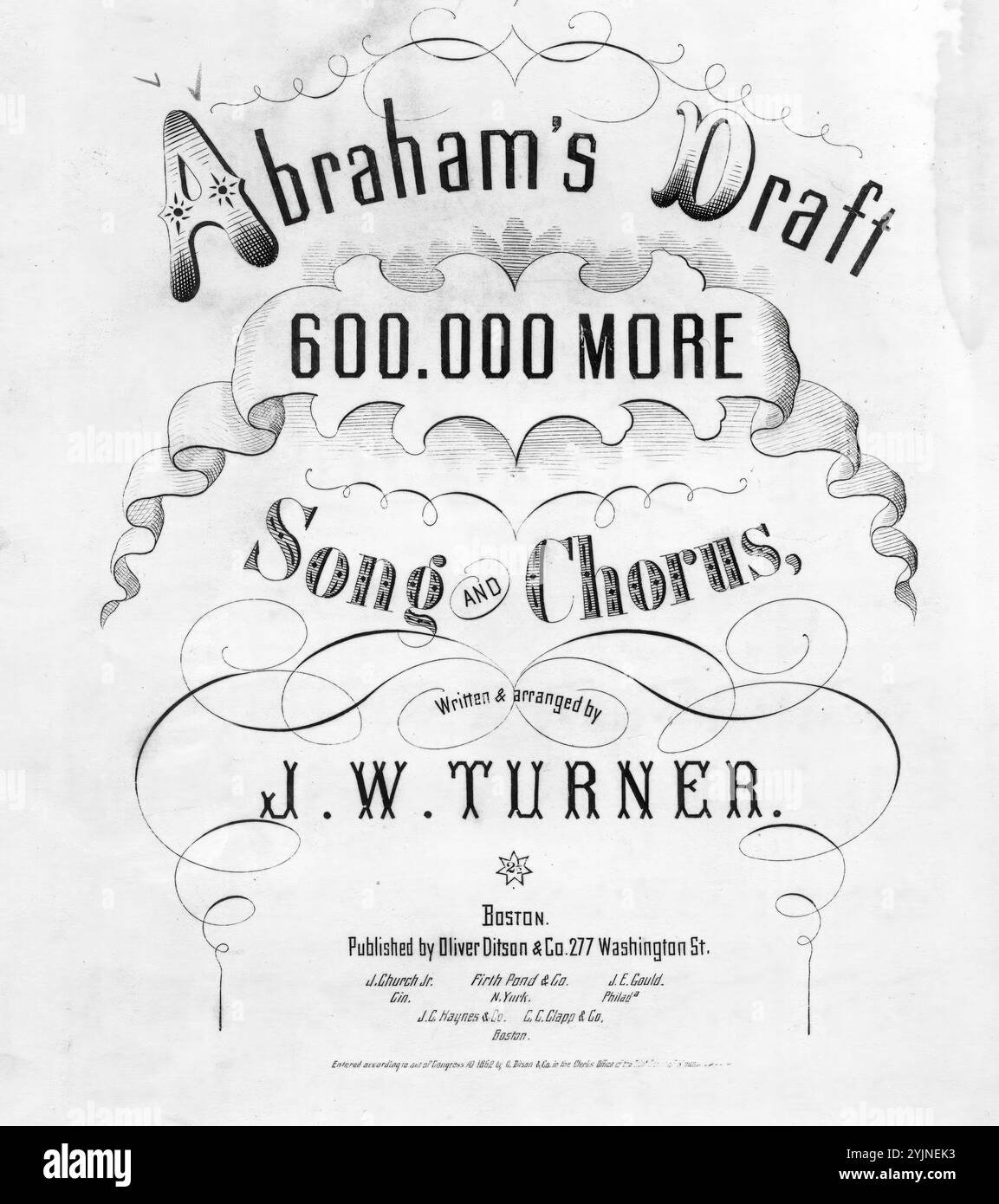 Abraham's draft, Turner, J. W. (arranger), Turner, J. W. (lyricist ...