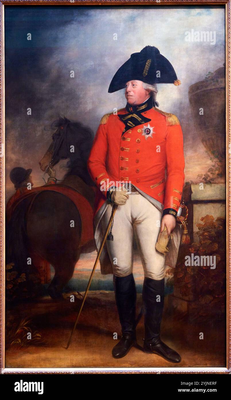 King George III, 1738-1820, based on a work of circa 1800, By the ...