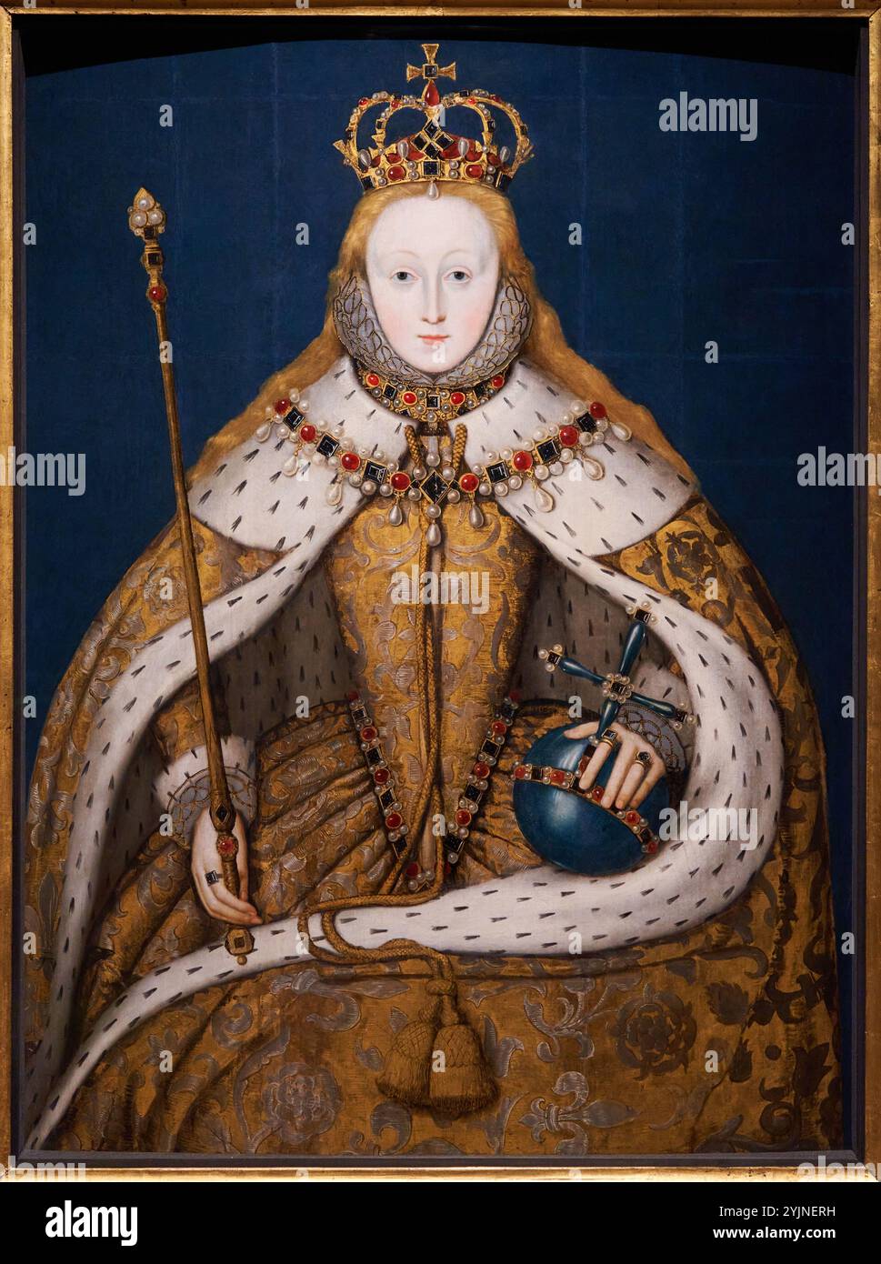 Queen Elizabeth I, (1533-1603), about 1600, By an unknown english ...