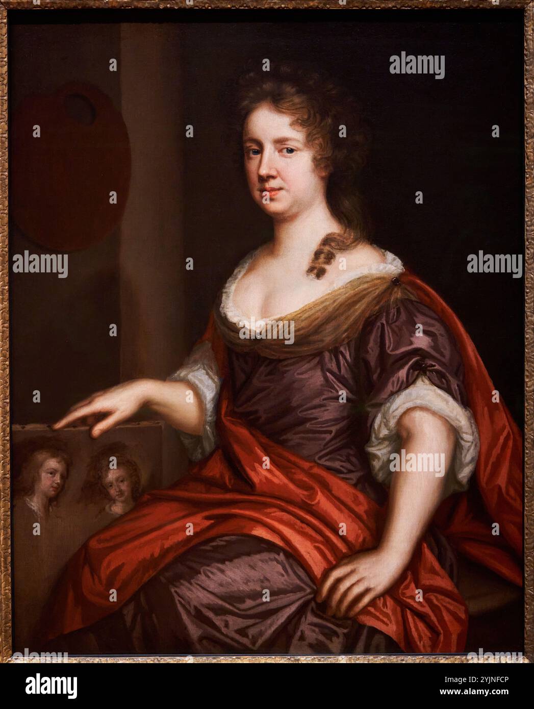 Self-portrait, Mary Beale, 1633-1699, about 1666, National Portrait ...