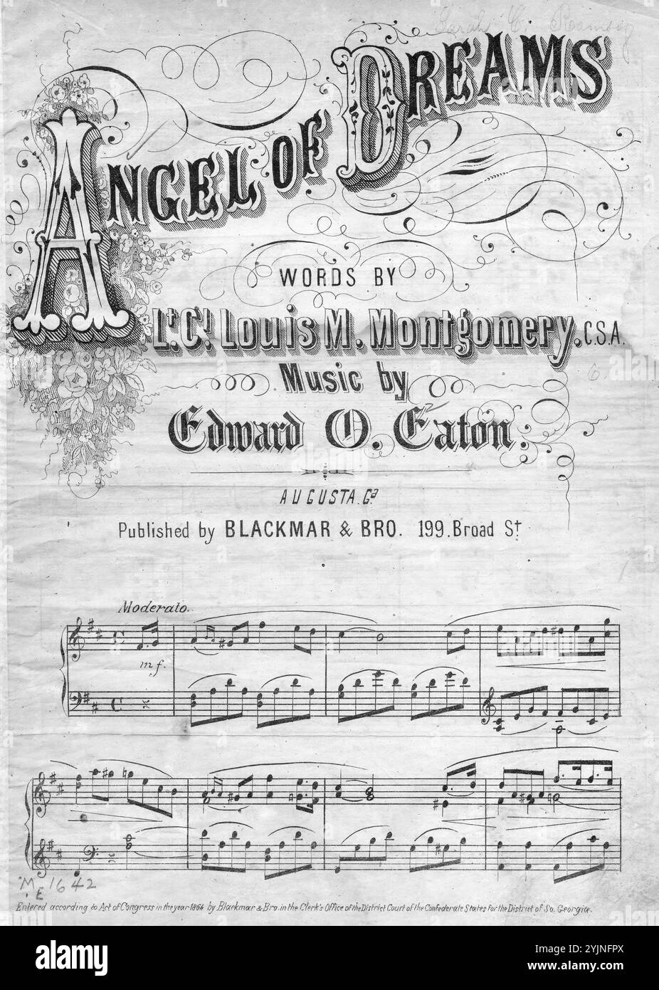 Angel of dreams, Eaton, Edward O. (composer), Montgomery, Louis M ...