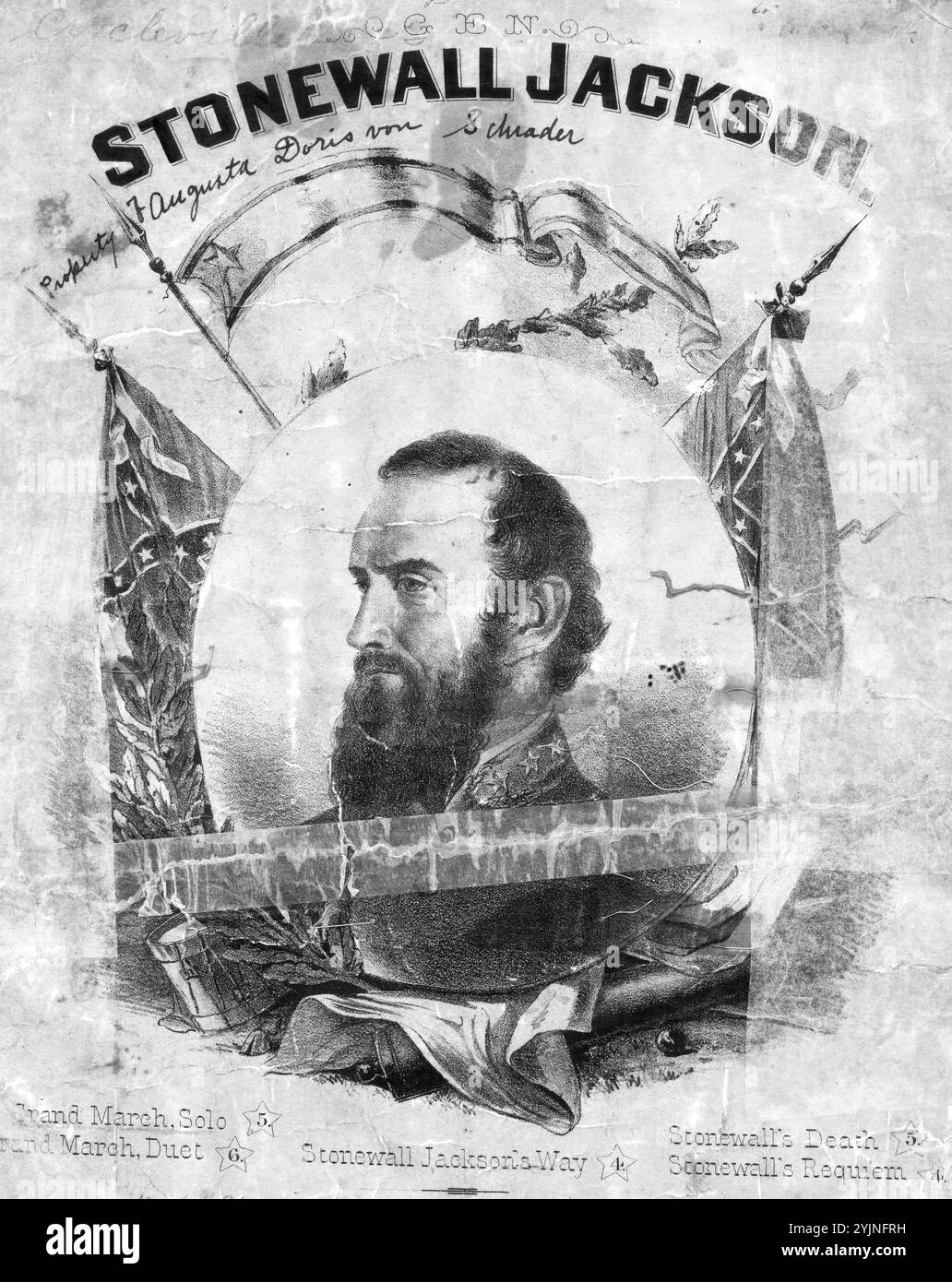 Grand march, illustrative of Stonewall Jackson's way, Young, Chas ...