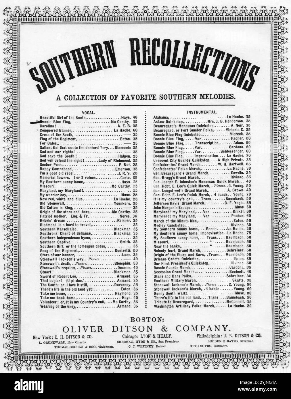 The Bonnie blue flag, Macarthy, Harry (composer), Oliver Ditson & Co ...