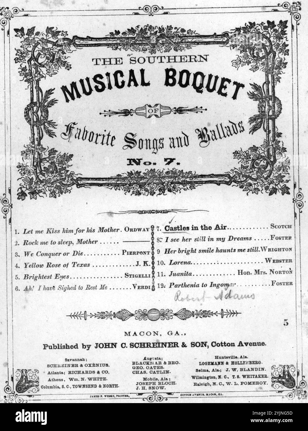 Castles in the air, Adams, Robert (composer), Ballantine, J. (lyricist ...