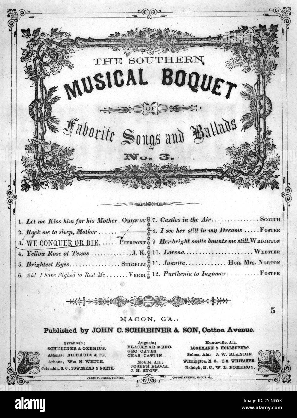 We conquer, or die!, Pierpont, James (composer), John C. Schreiner ...