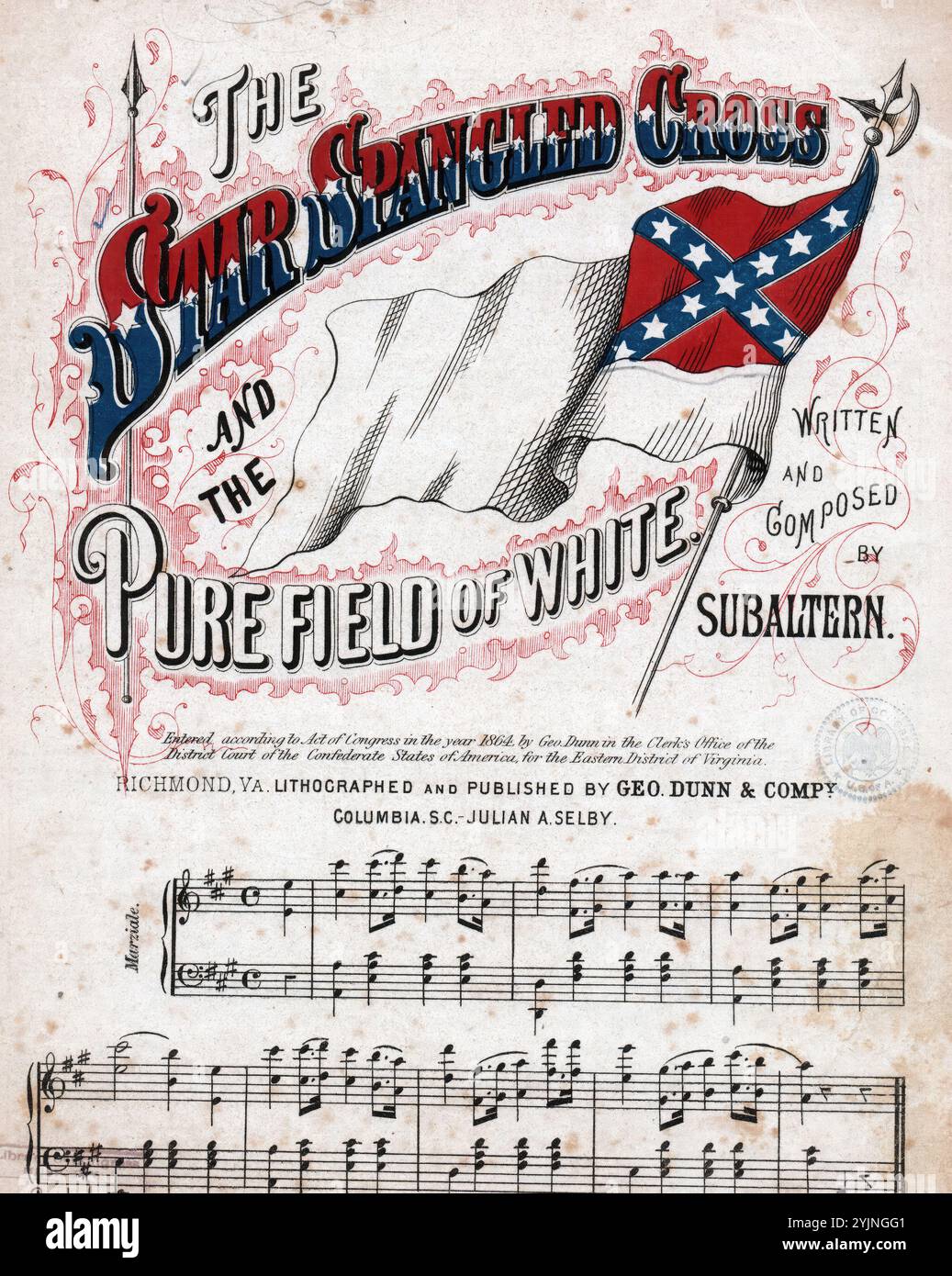 The Star spangled cross and the pure field of white, Subaltern ...