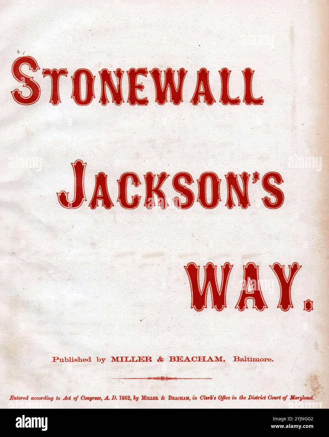 Shenandoah valley campaign 1862 hi-res stock photography and images - Alamy