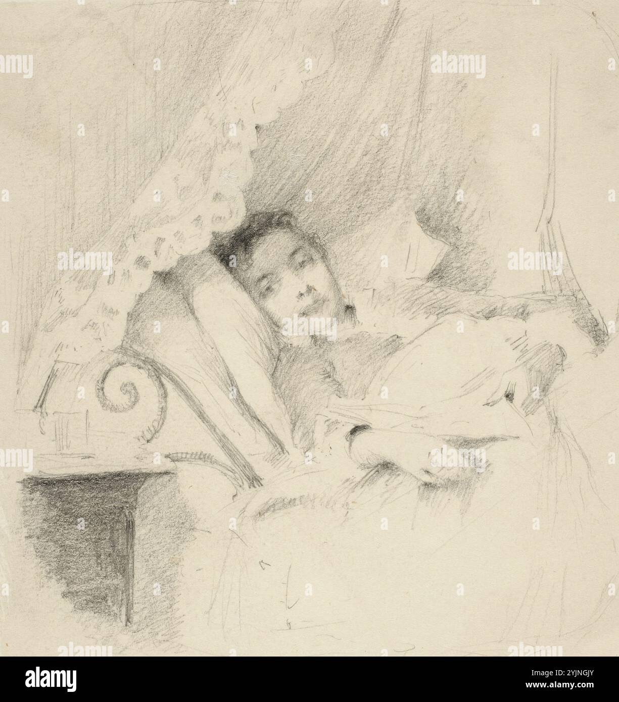 PORTRAIT, woman, Hedvig Berndtson born Cronstedt, the, Artist's wife ...