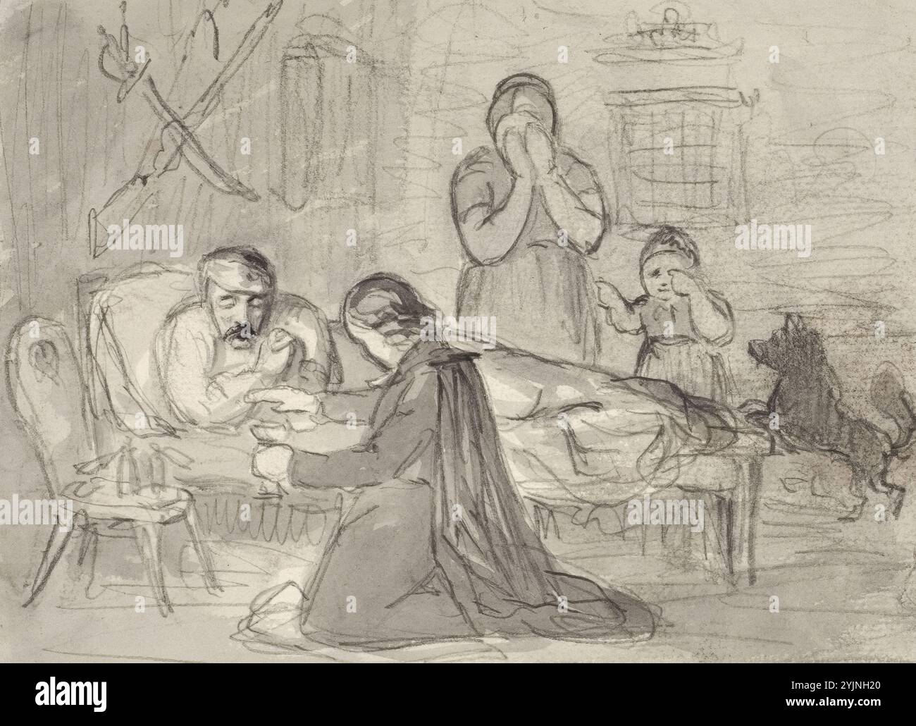 The priest and the dying soldier hi-res stock photography and images ...