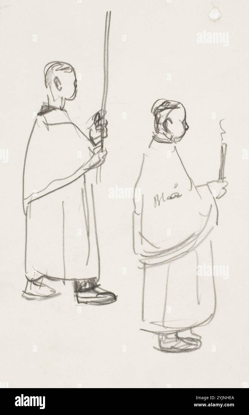 Ericsson, Henry, work, Kynttilänkantaja, drawing, 15.6 cm x 10.7 cm ...