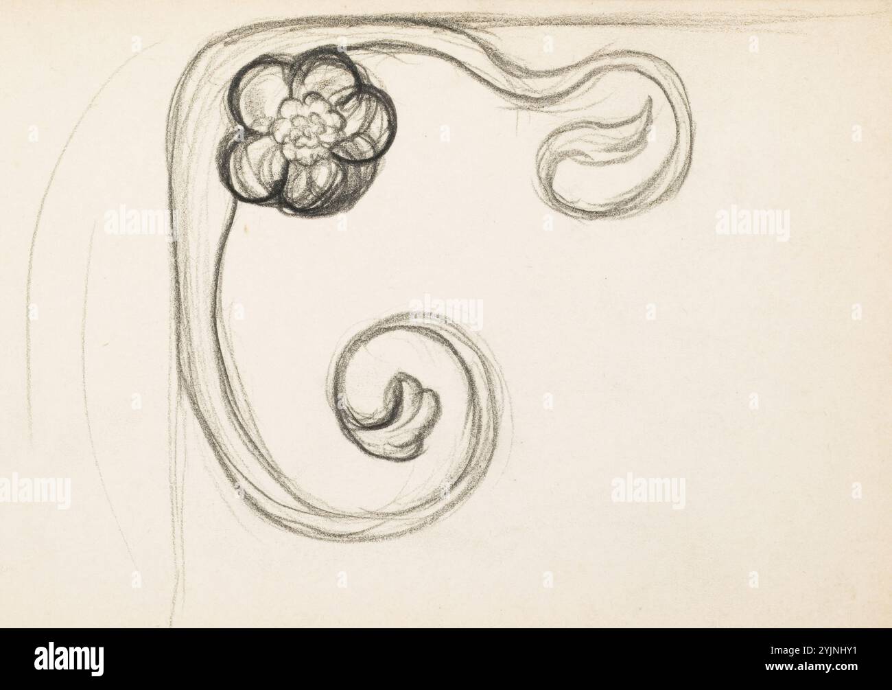 Simberg, Hugo, Sketch book, 1902, drawing, 16.5 cm x 26.5 cm, Simberg ...