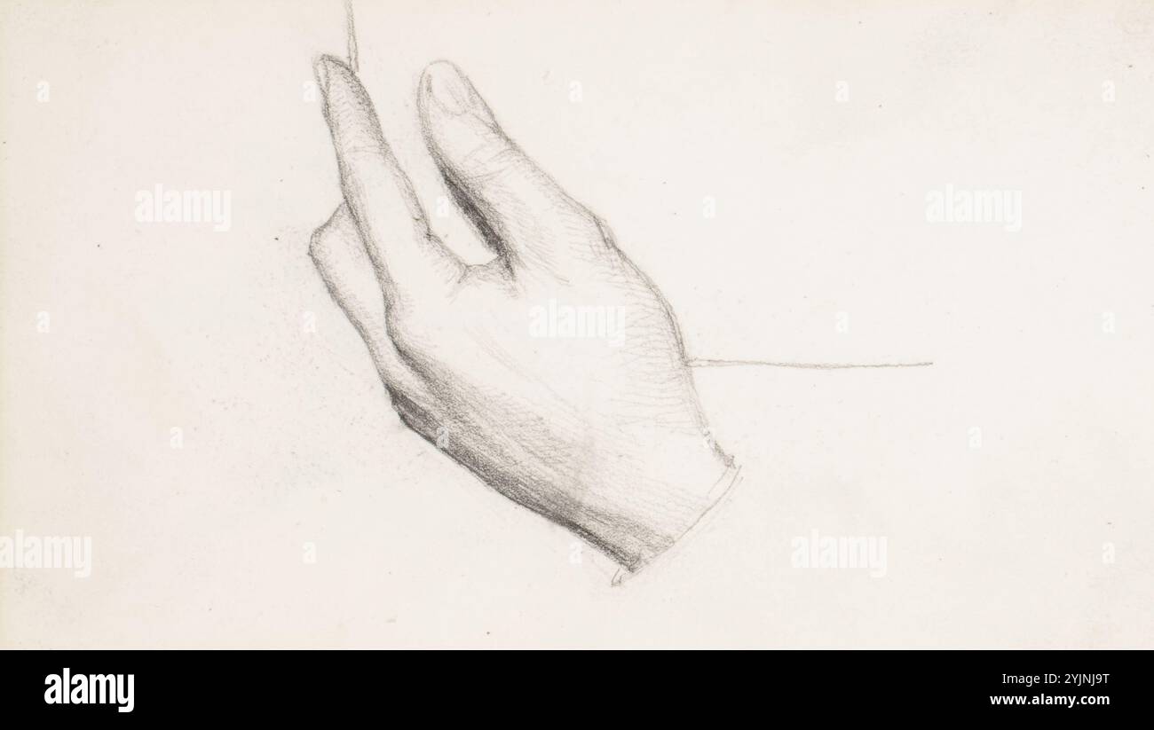 Berndtson, Gunnar, Sketch book, 1876, pencil and black chalk, drawing ...