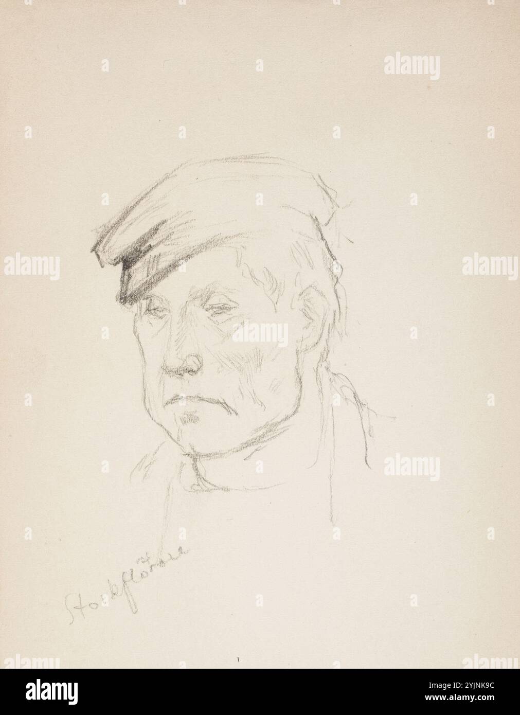 Edelfelt, Albert, Sketch book, drawing, 12 cm x 19.5 cm, Albert Gustaf ...