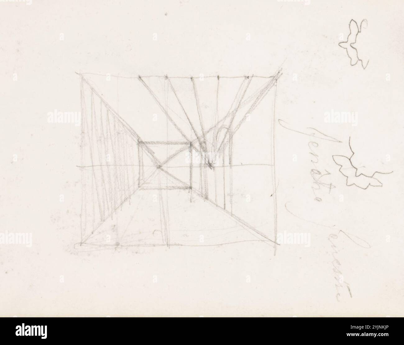 Berndtson, Gunnar, Sketch book, 1876, pencil and black chalk, drawing ...