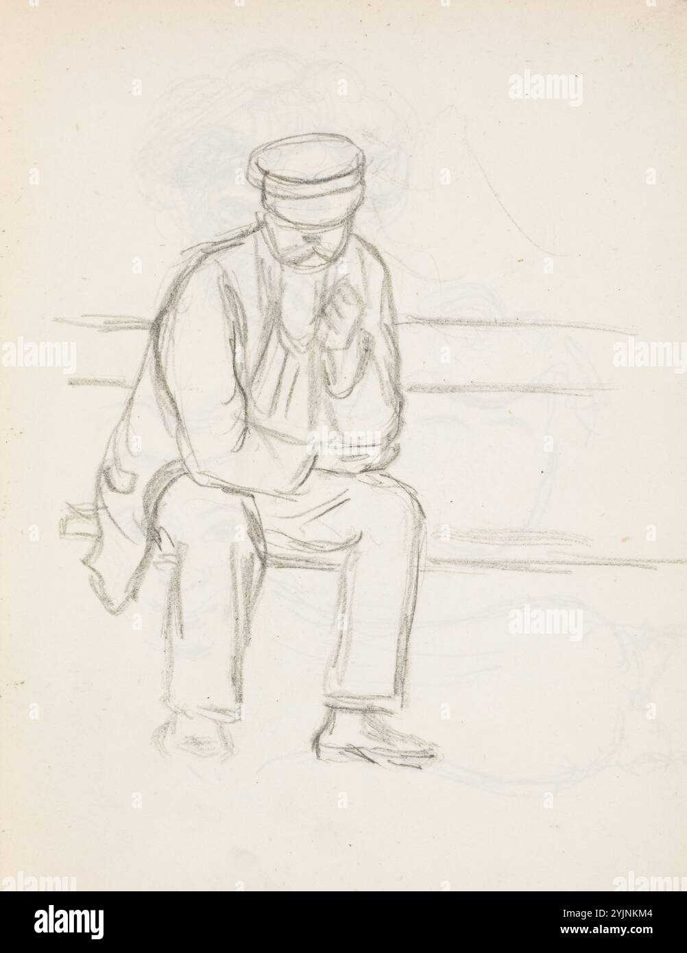 Simberg, Hugo, Sketch book (226 pp.+covers), 1905-07, drawing, 17.2 cm x 18 cm, Simberg, Hugo ...