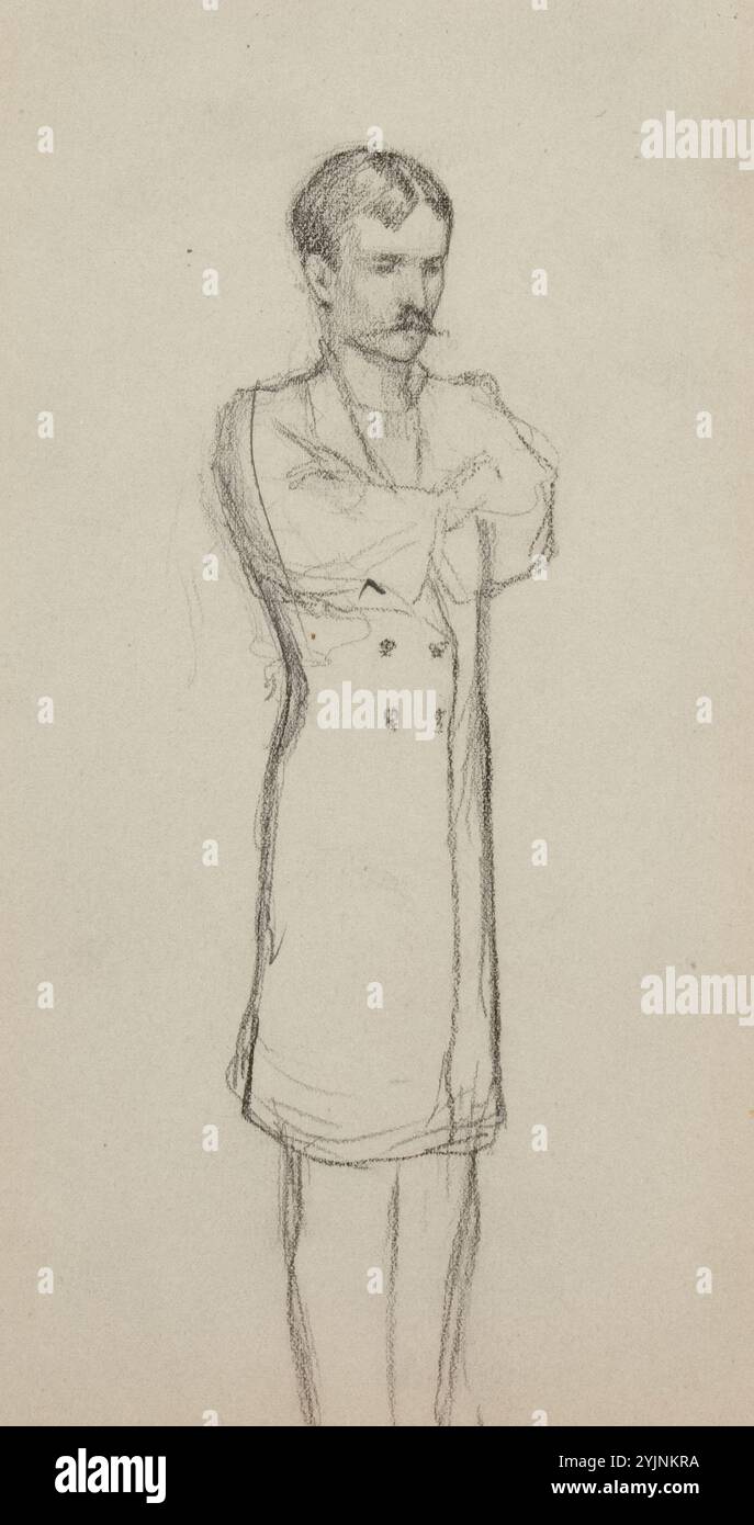 Berndtson, Gunnar, work, Sketch book, 1876, pencil and black chalk ...