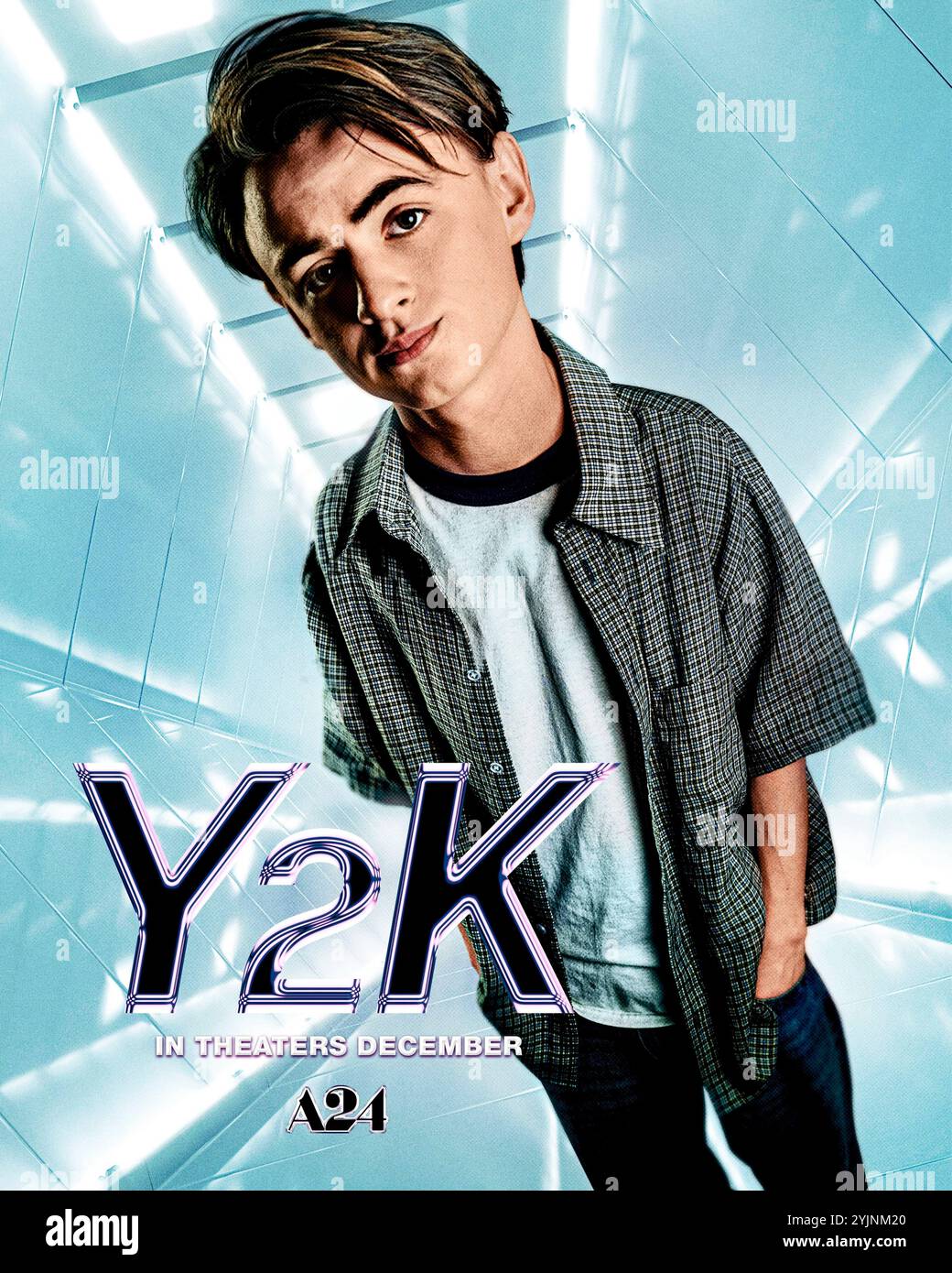 Y2K (2023) directed by Kyle Mooney and starring Jaeden Martell as Eli ...
