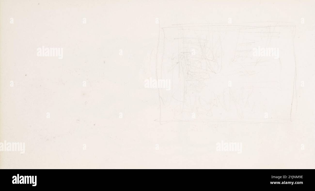 Berndtson, Gunnar, Sketch book, 1876, pencil and black chalk, drawing ...