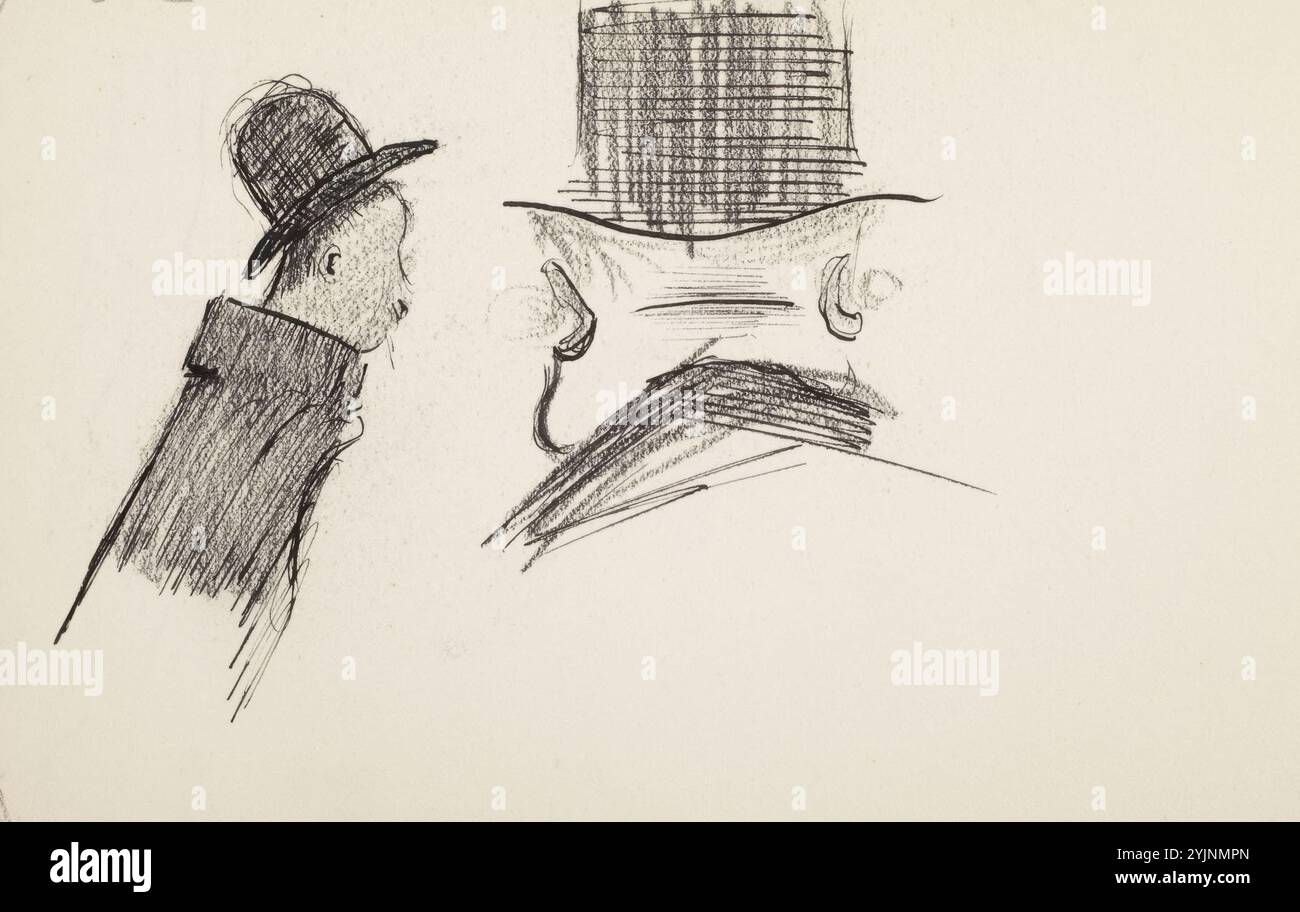 Simberg, Hugo, Sketch book (54 pp.+covers), 1904-05, drawing, 10.5 cm x ...