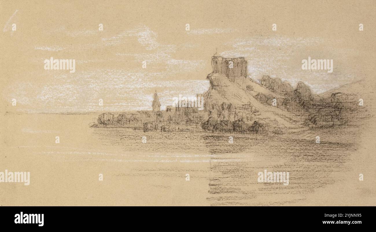 Berndtson, Gunnar, work, Sketch book, 1876, pencil and black chalk ...