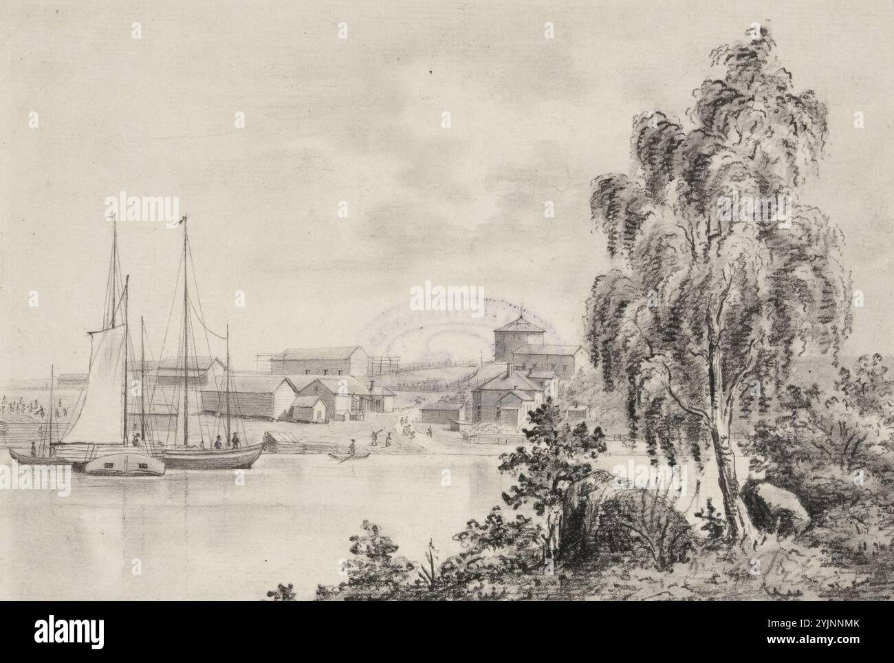 Knutson, Johan, View from Lauritsala, Illustration for the work Finland ...