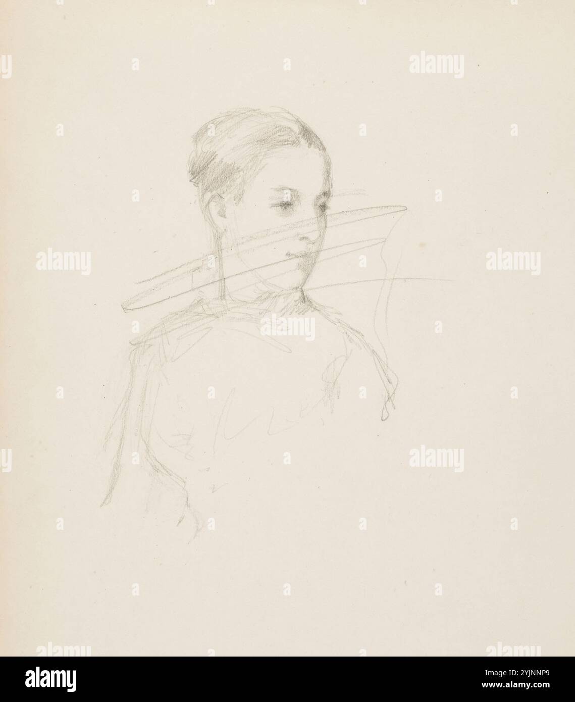 Edelfelt, Albert, Sketch book, drawing, 23 cm x 30 cm, Albert Gustaf ...