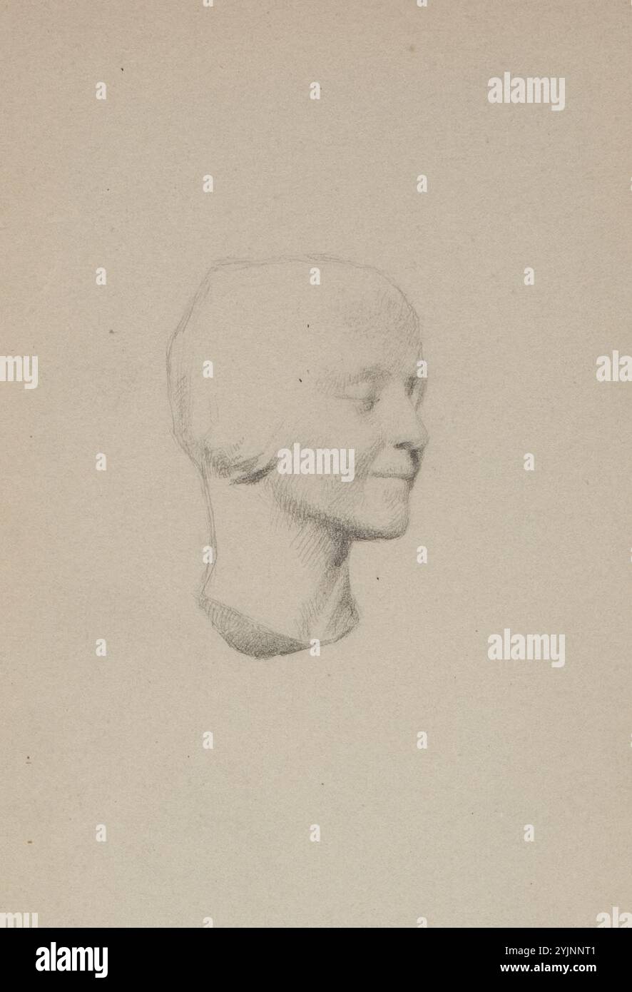 Berndtson, Gunnar, work, Sketch book, 1876, pencil and black chalk ...